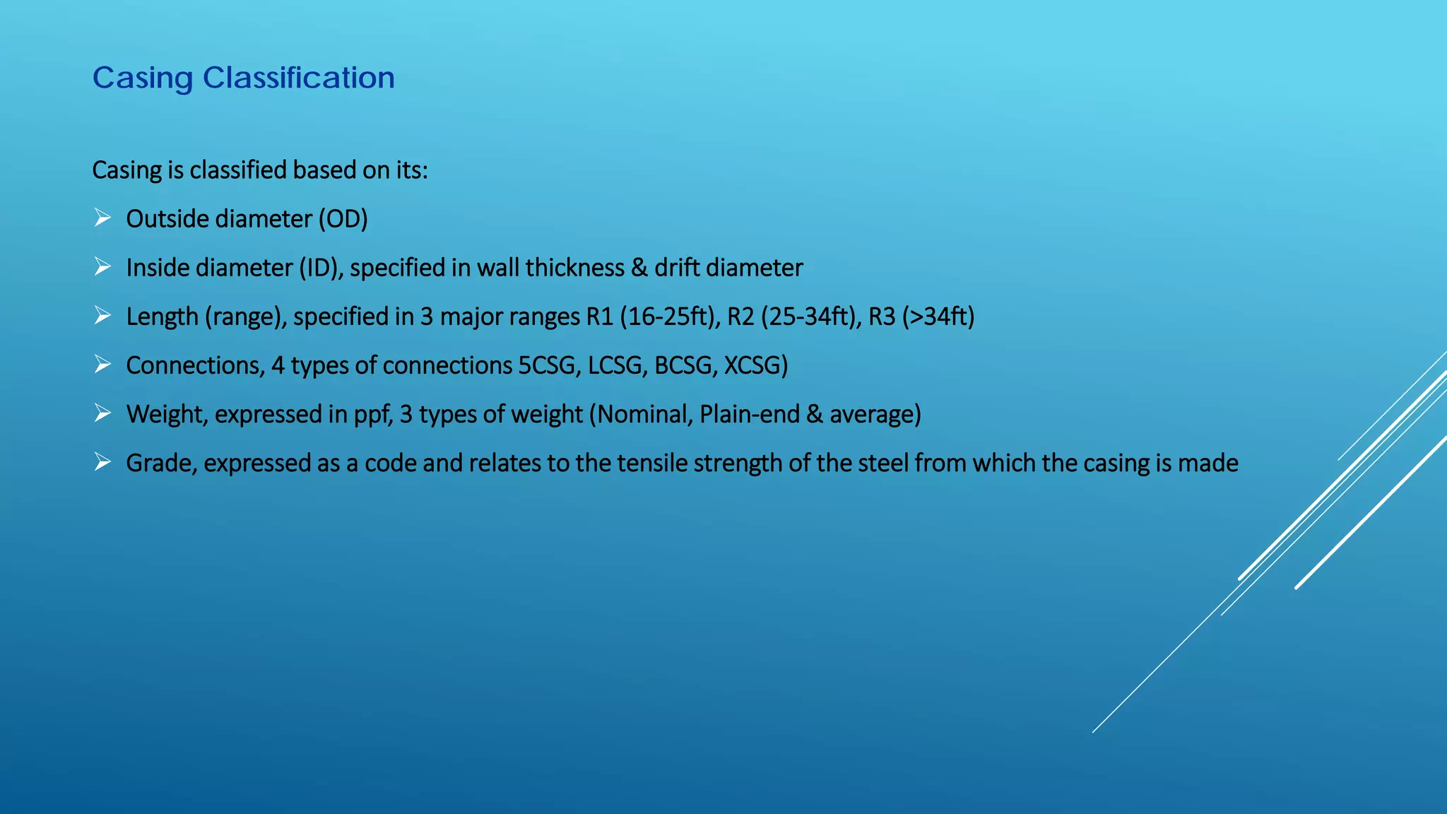 Presentation 6 casing design | PDF