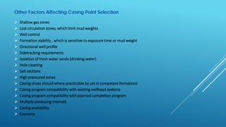 Presentation 6 casing design | PDF