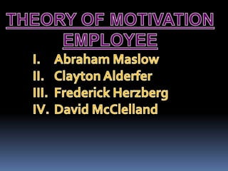 Principle of Management - Motivating Employees | PPTX