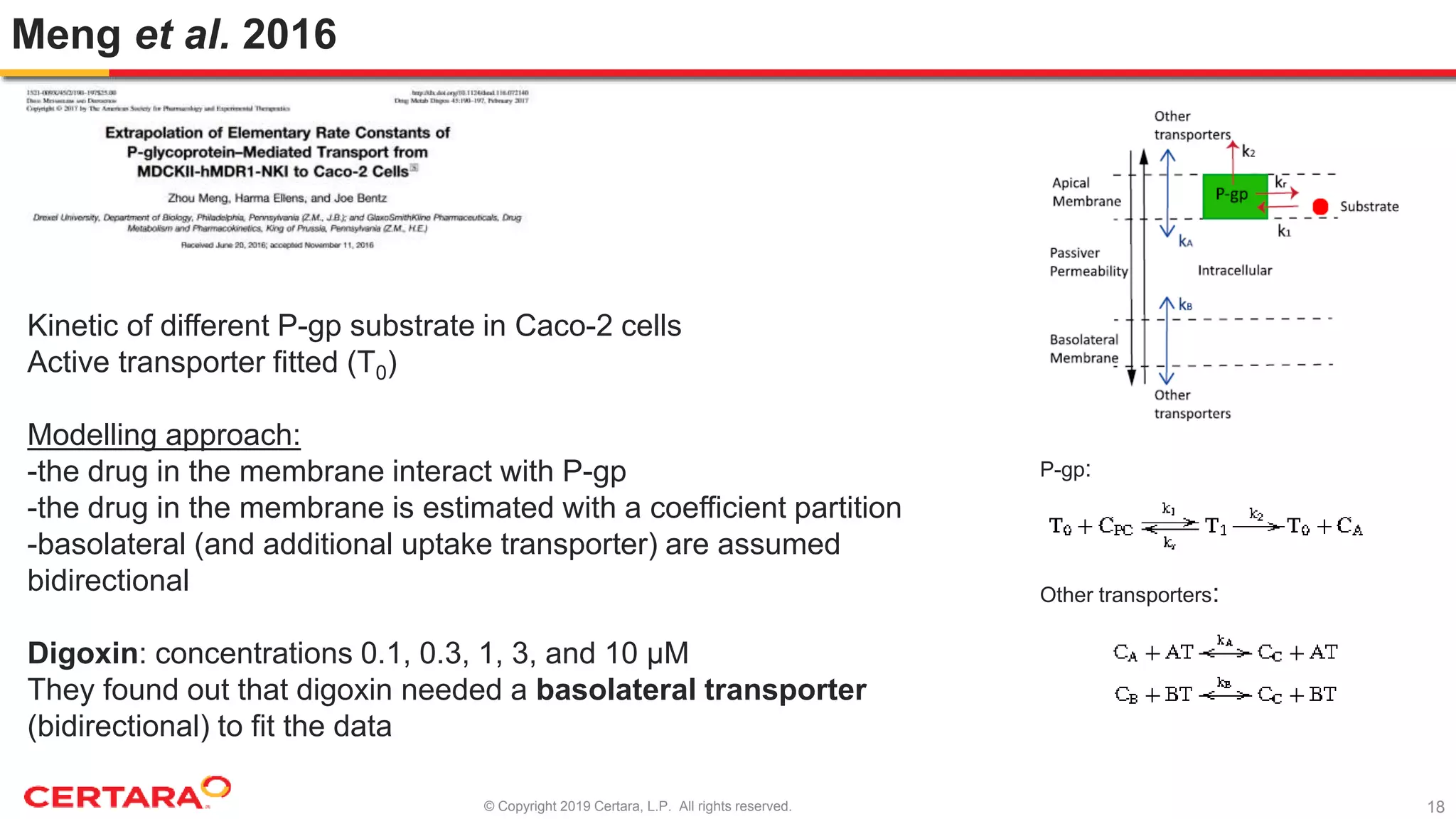 Challenges of transporter IVIVE, Digoxin example | PPTX