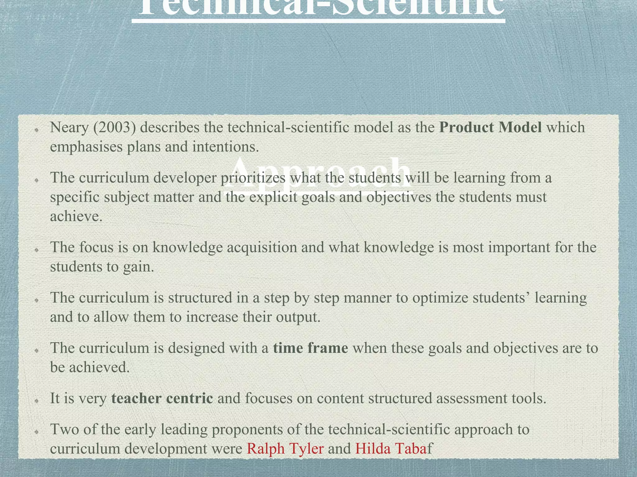 Curriculum Development | PPTX