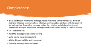 Presentation related to business communication | PPT