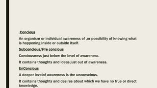 Psychology_Presentation_ Consciousness and Its Types | PPTX
