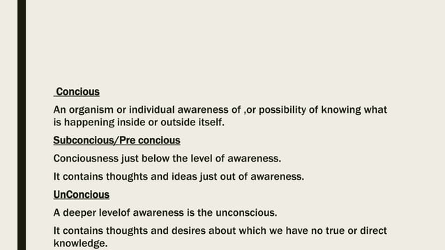 Psychology_Presentation_ Consciousness and Its Types | PPTX