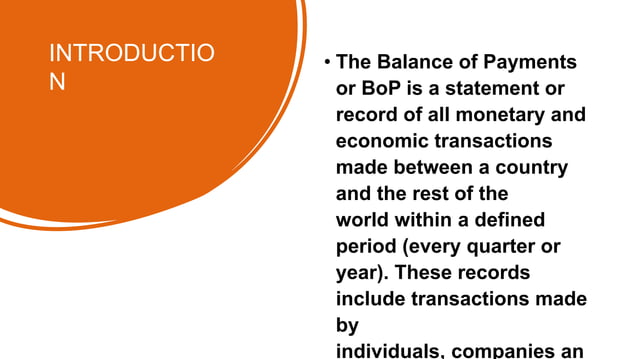 Understanding of India's BOP | PPTX | Stocks and Bonds | Personal Investing