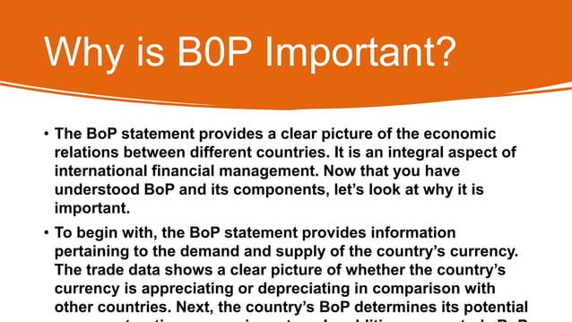 Understanding of India's BOP | PPTX | Stocks and Bonds | Personal Investing