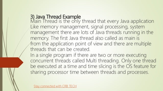 Explain The Concept Of Java Threading