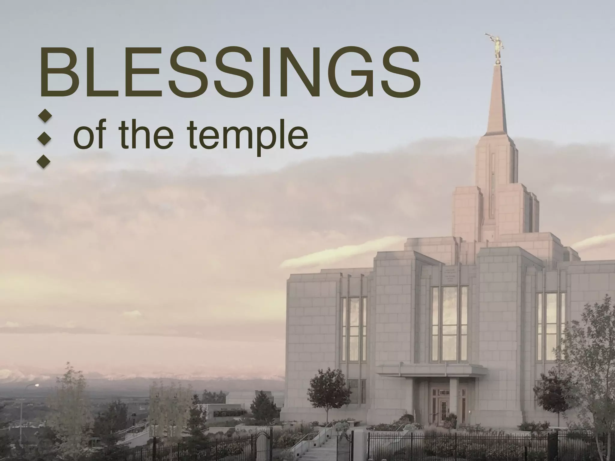 The Holy Temple- A Beacon to the World | PPT