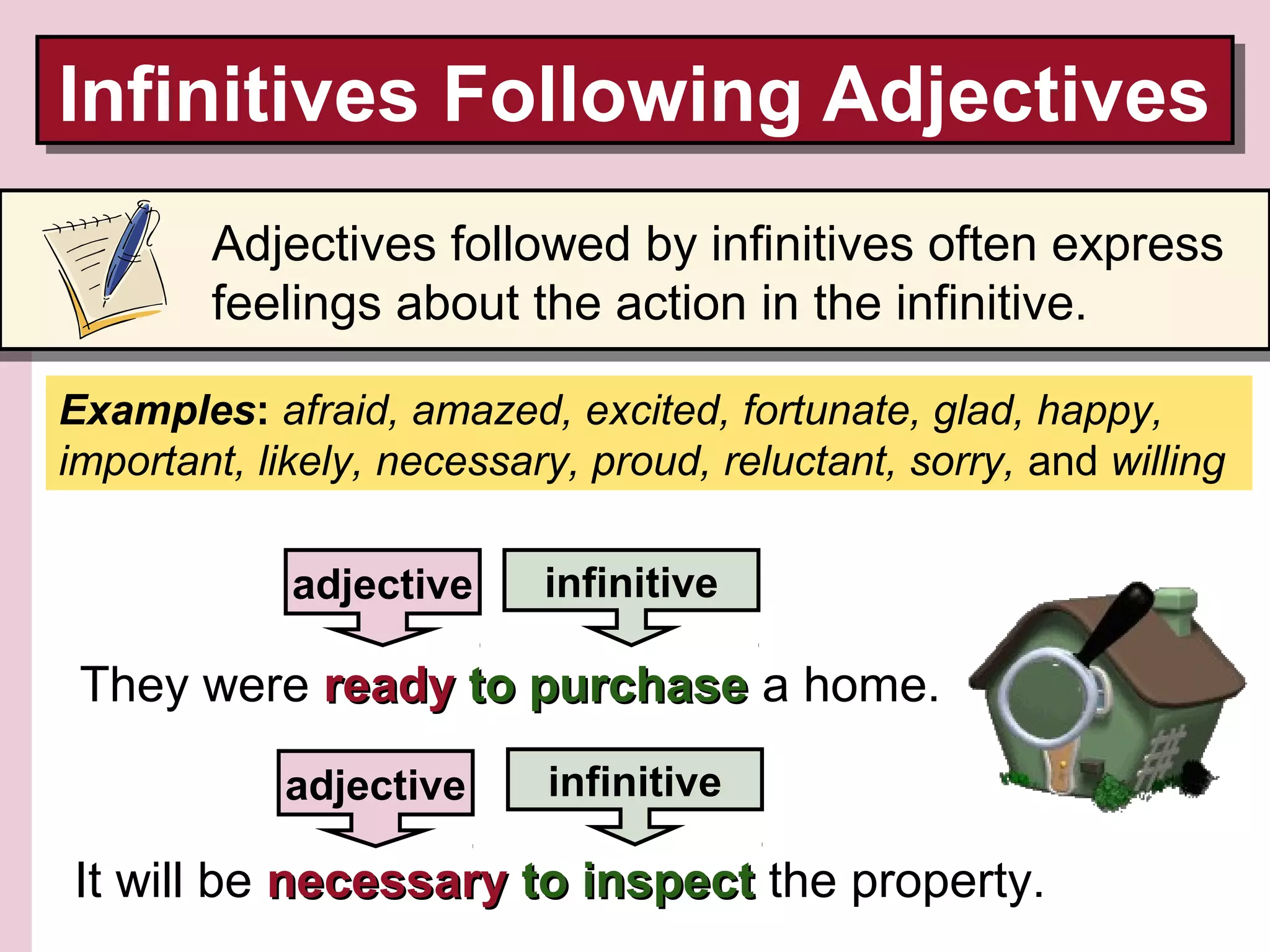 Presentation 6 infinitives | PPS