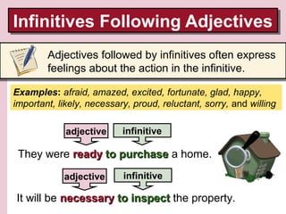 Presentation 6 infinitives | PPS | Real Estate Buying and Selling ...