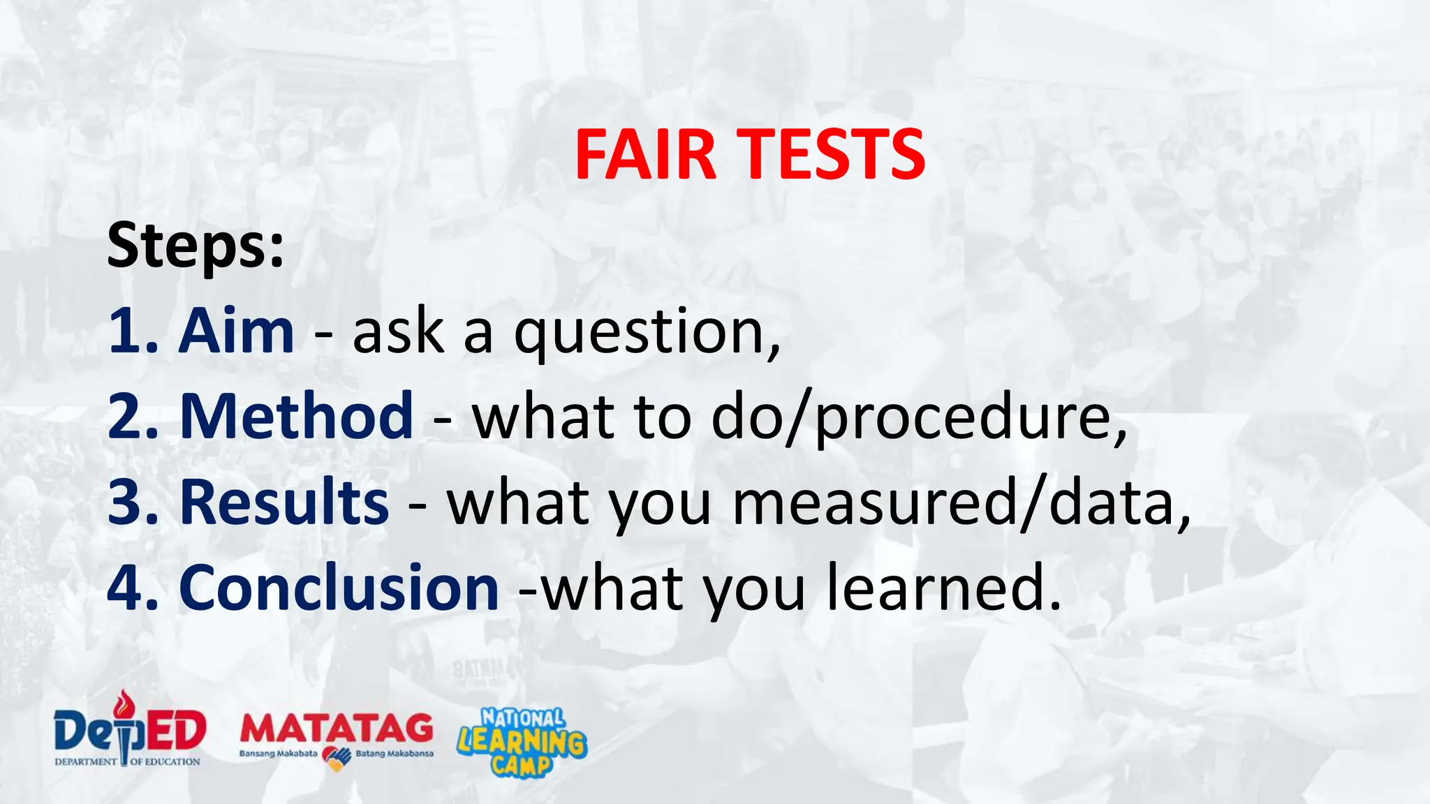 Presentation6 layout SCIENTIFIC INVESTIGATIONS – THE IMPORTANCE OF FAIR ...