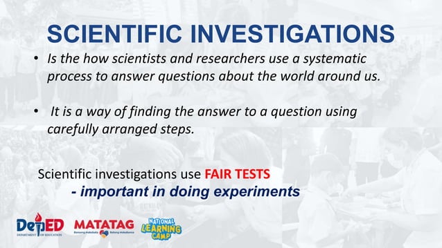 Presentation6 layout SCIENTIFIC INVESTIGATIONS – THE IMPORTANCE OF FAIR ...