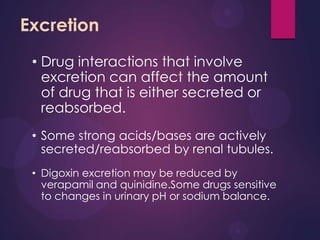 Drug interactions | PPTX