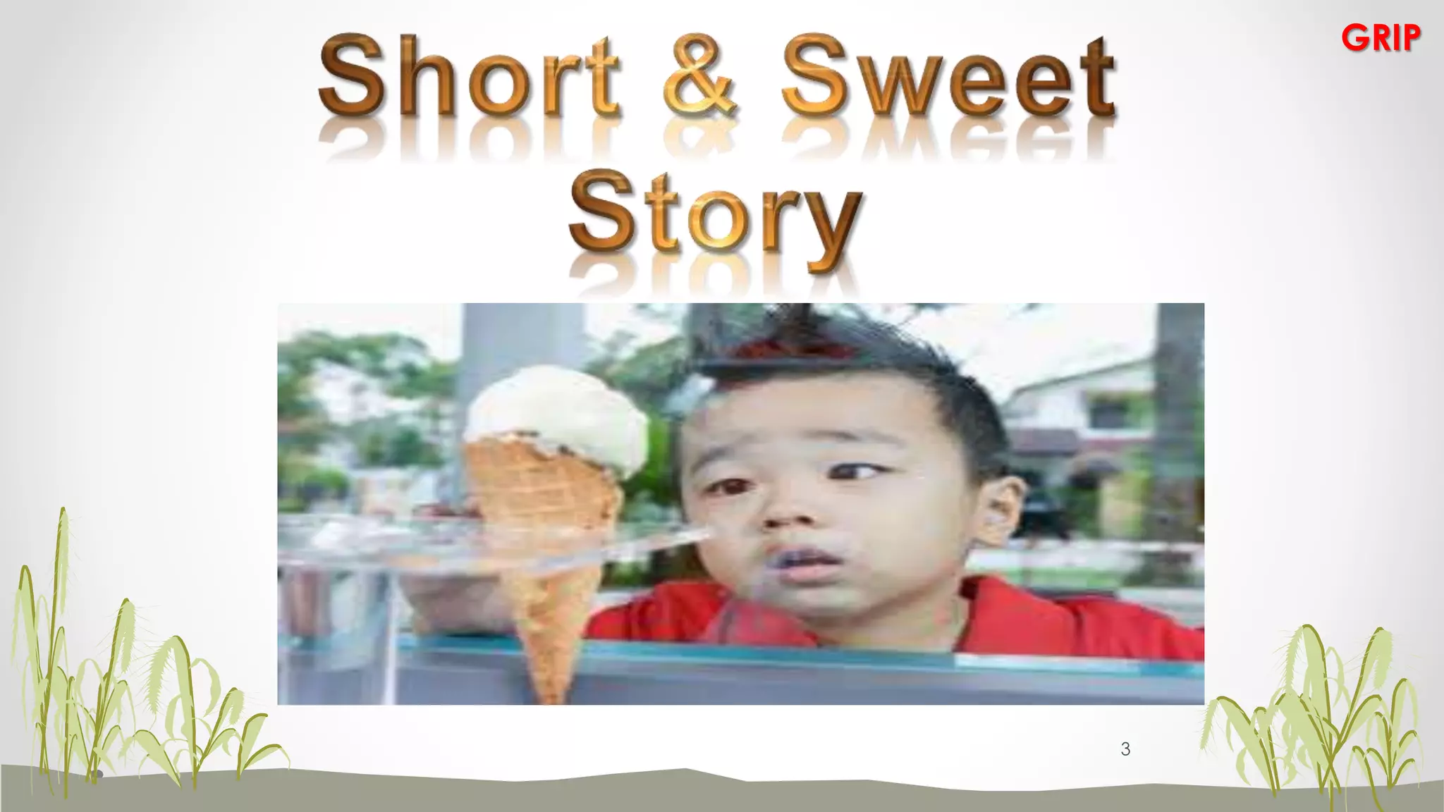 Short & sweet story (Ice Cream Moral Story) | PPTX