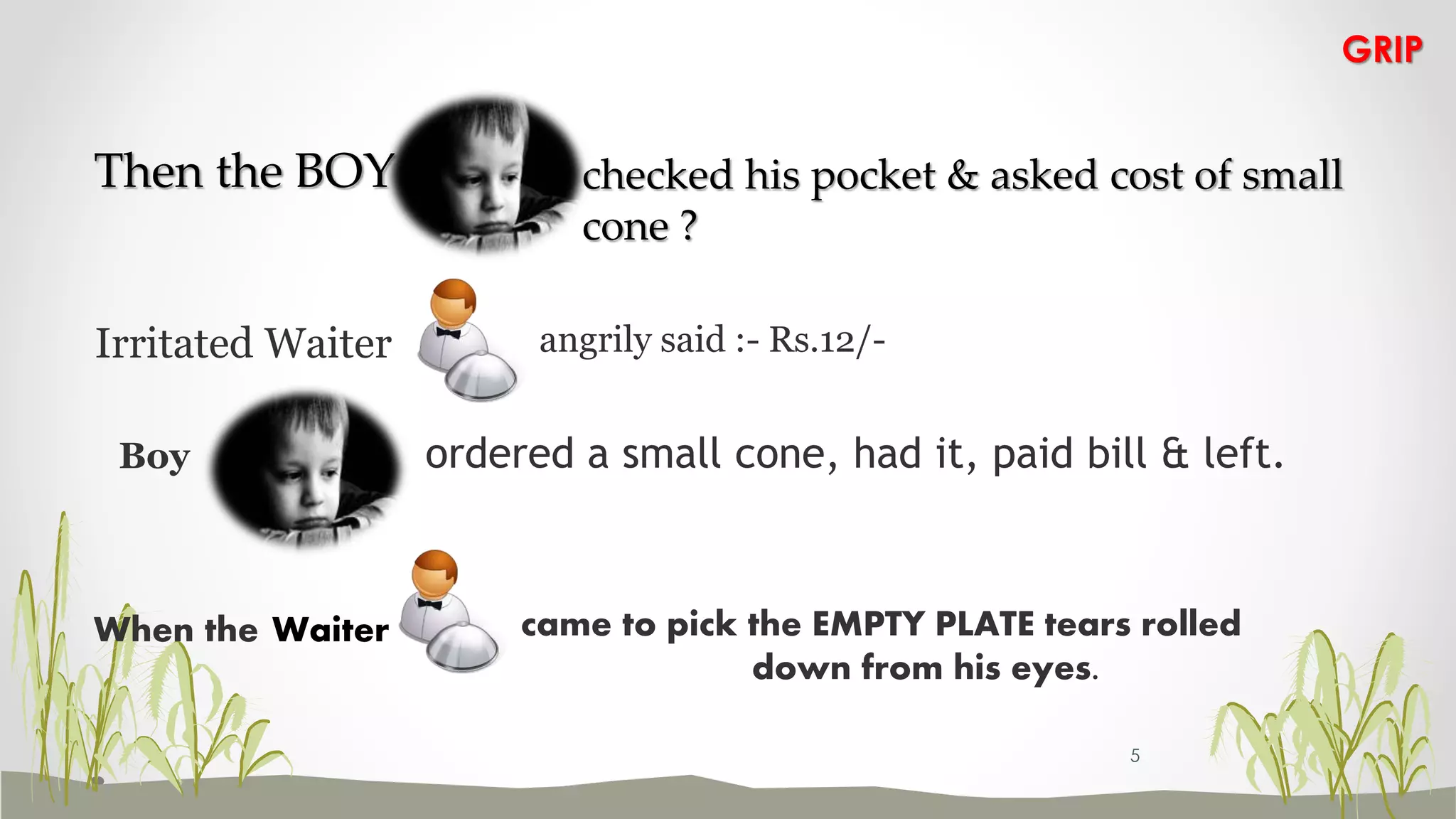 Short & sweet story (Ice Cream Moral Story) | PPTX