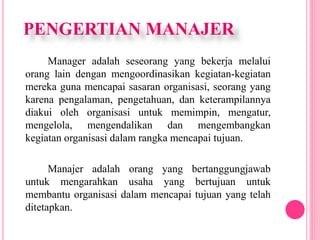 MANAJER DAN CONTOH DALAM PERUSAHAAN NIKE | PPTX