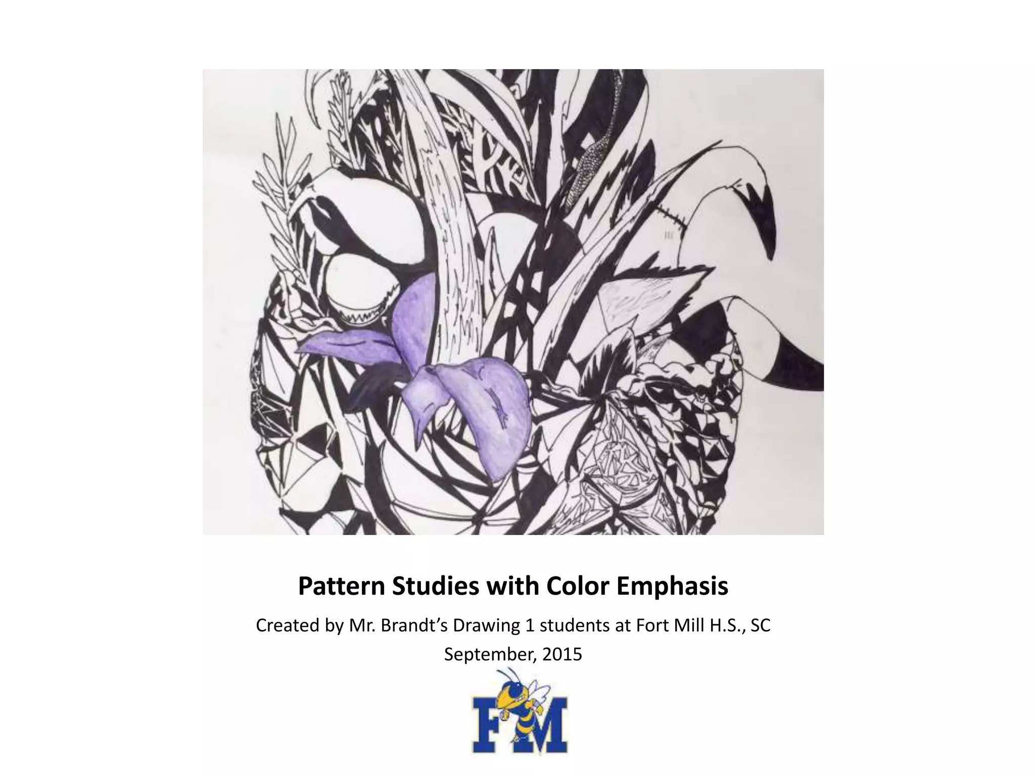 Pattern Studies with Color Emphasis | PPT