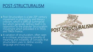 The Literary Theory and Criticism | PPT