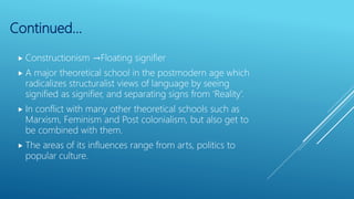 The Literary Theory and Criticism | PPT