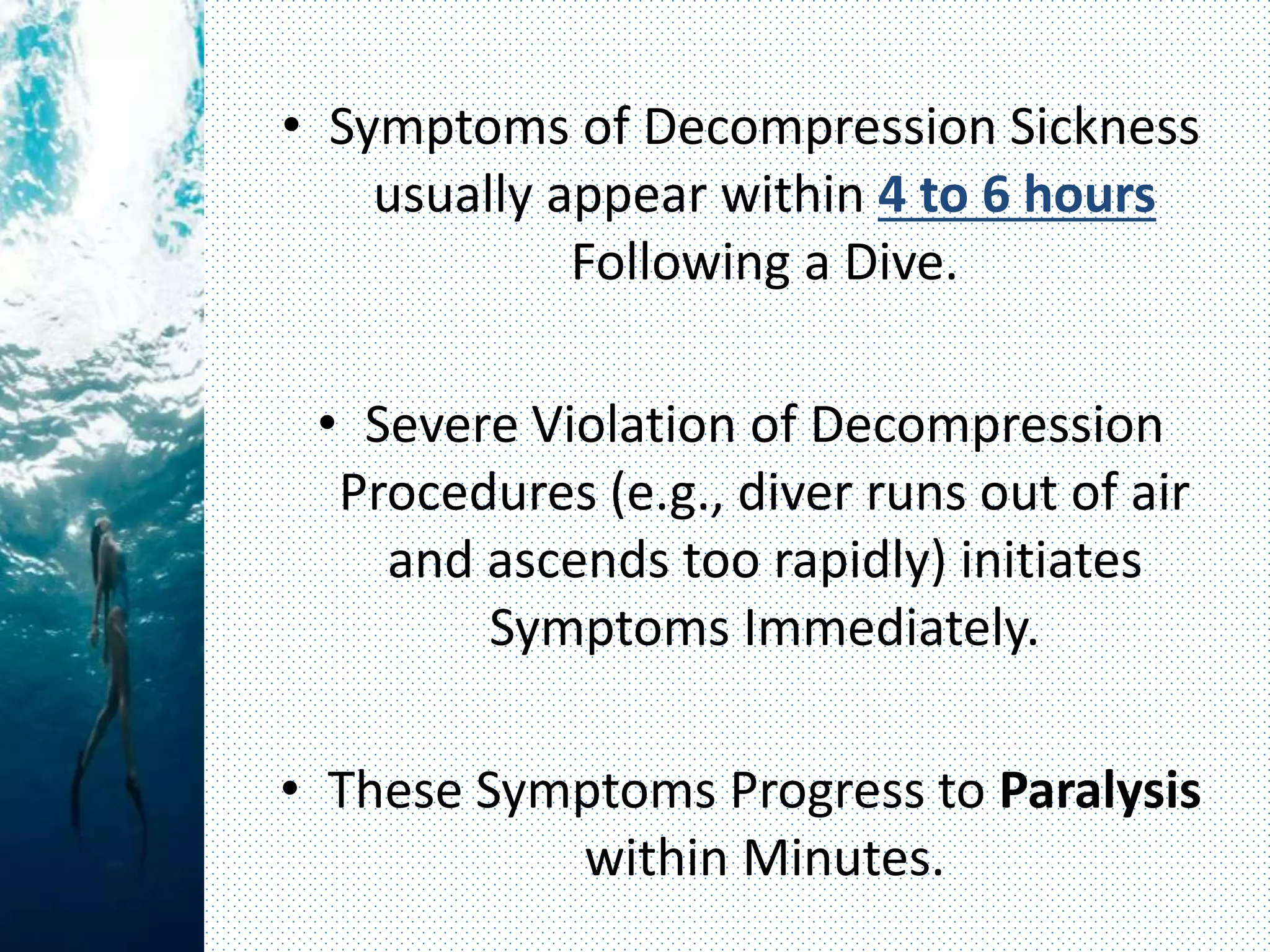 Decompression Sickness | PPTX