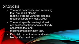 Oral manifestation of syphilis | PPTX
