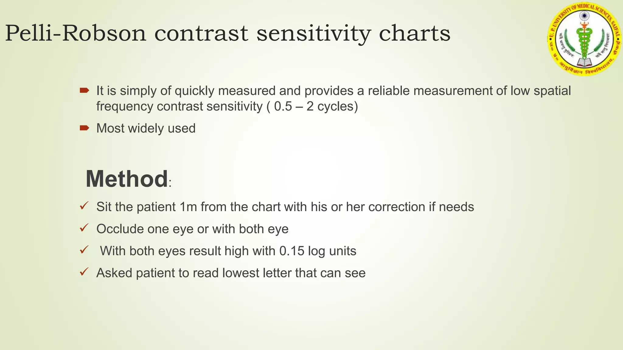 Contrast Senstivity | PPTX