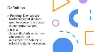Pointing Devices | PDF