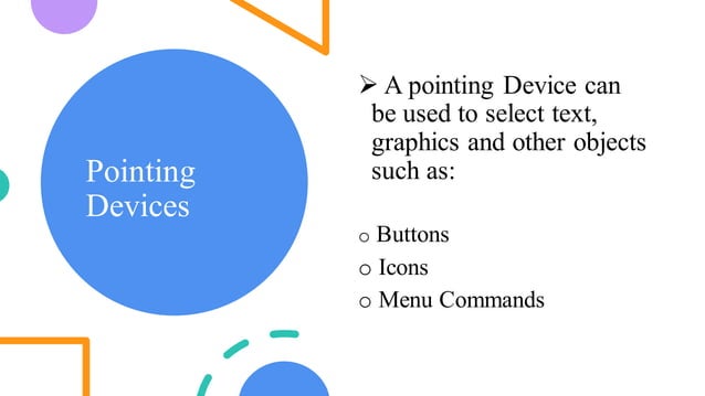 Pointing Devices | PDF