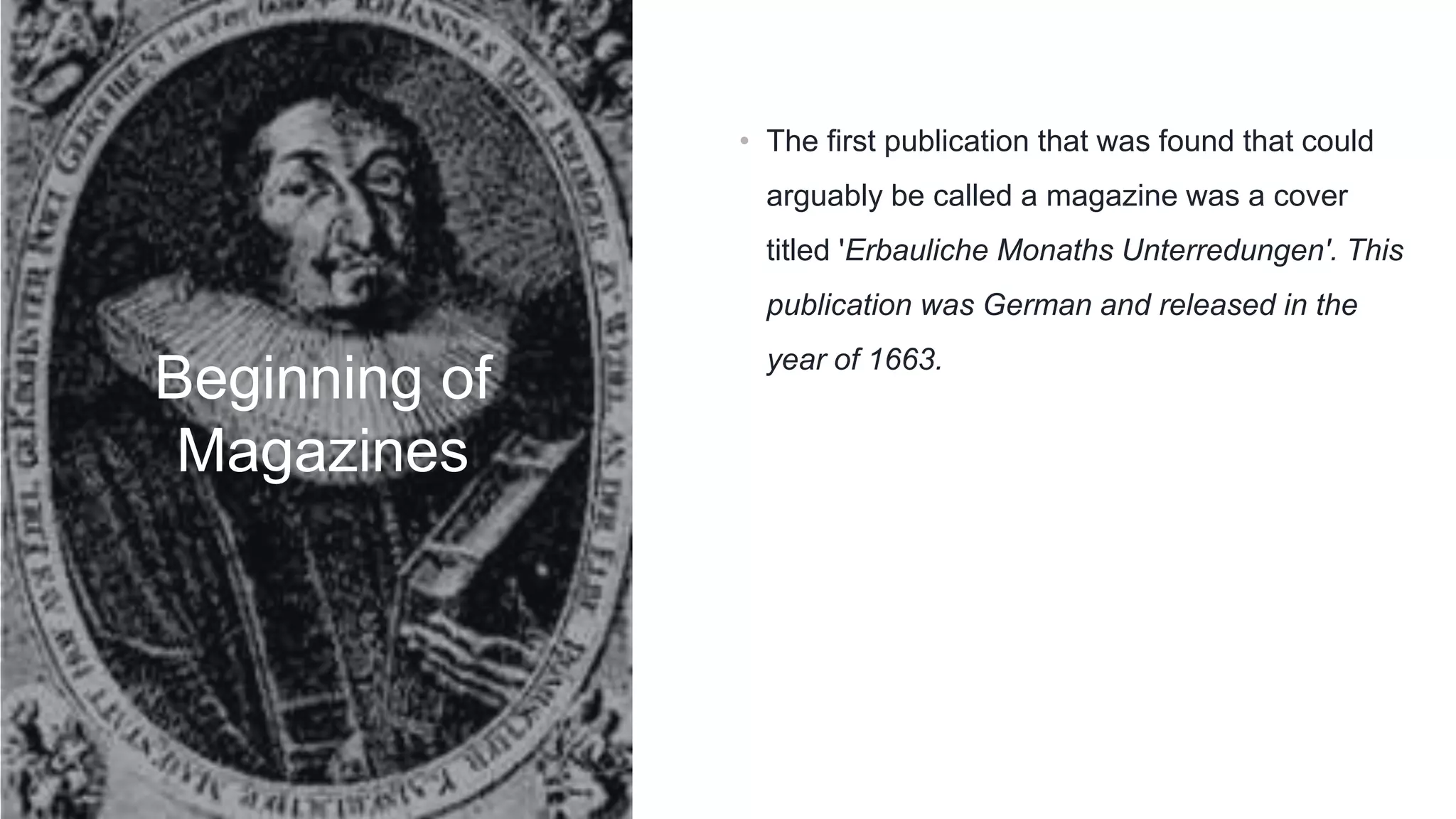 History of Magazine | PPT