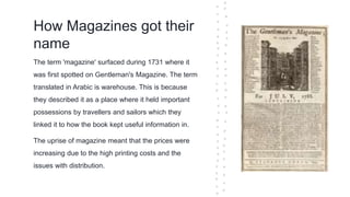 History of Magazine | PPT