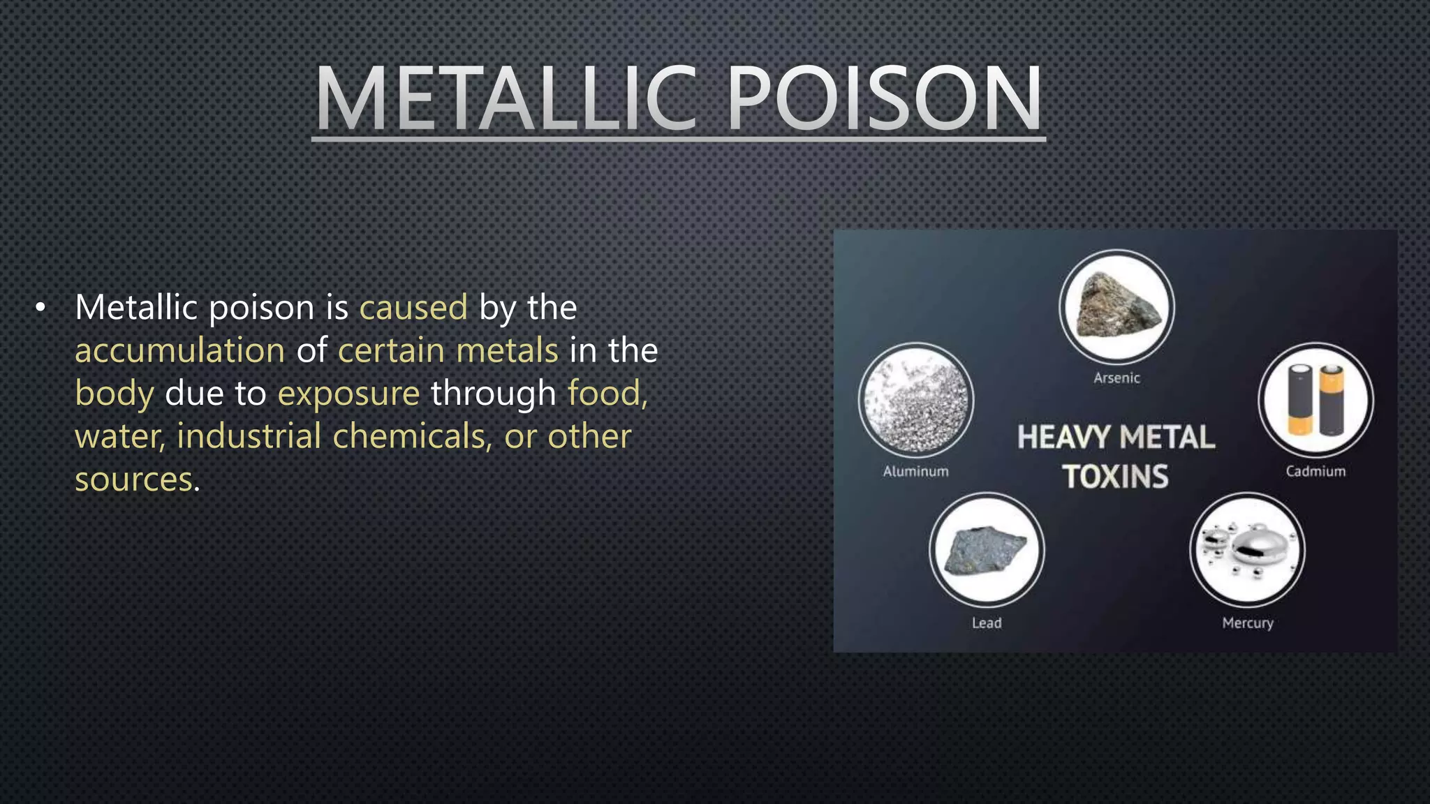 Metallic poison - As & Ba | PPTX