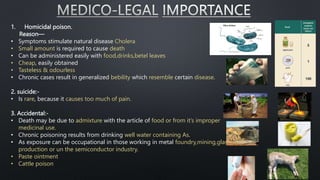 Metallic poison - As & Ba | PPTX