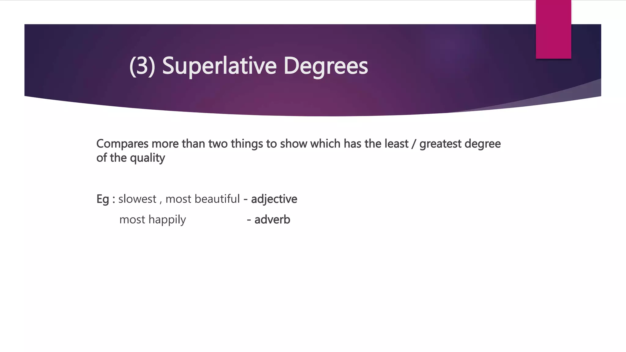 Degrees of comparison | PPTX
