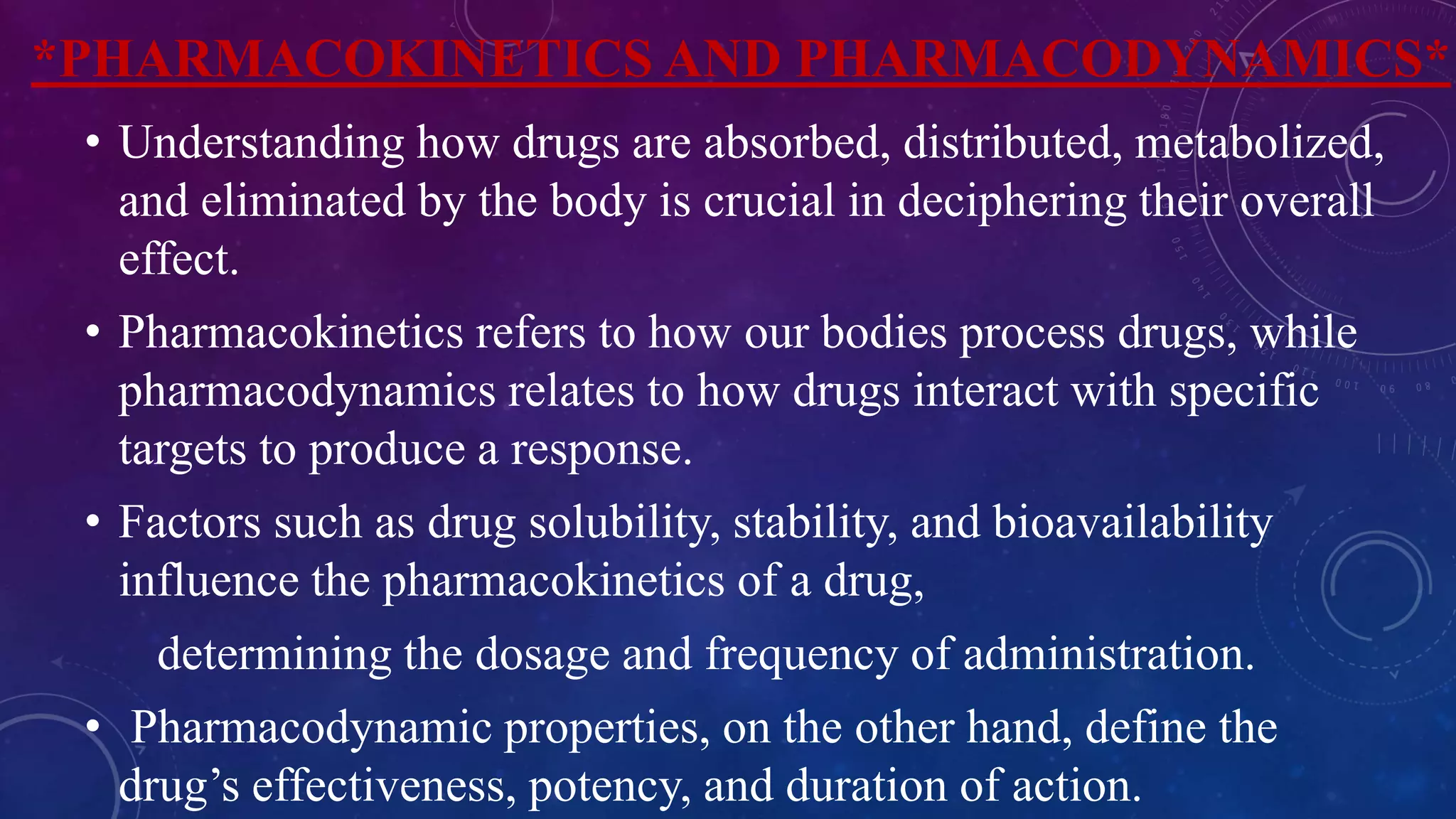 HOW DRUG/MEDICINE WORK OR Understanding the Mechanisms of Drug Action | PPTX