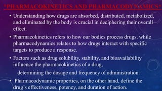 HOW DRUG/MEDICINE WORK OR Understanding the Mechanisms of Drug Action ...
