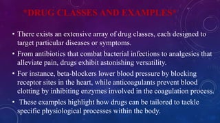 HOW DRUG/MEDICINE WORK OR Understanding the Mechanisms of Drug Action ...