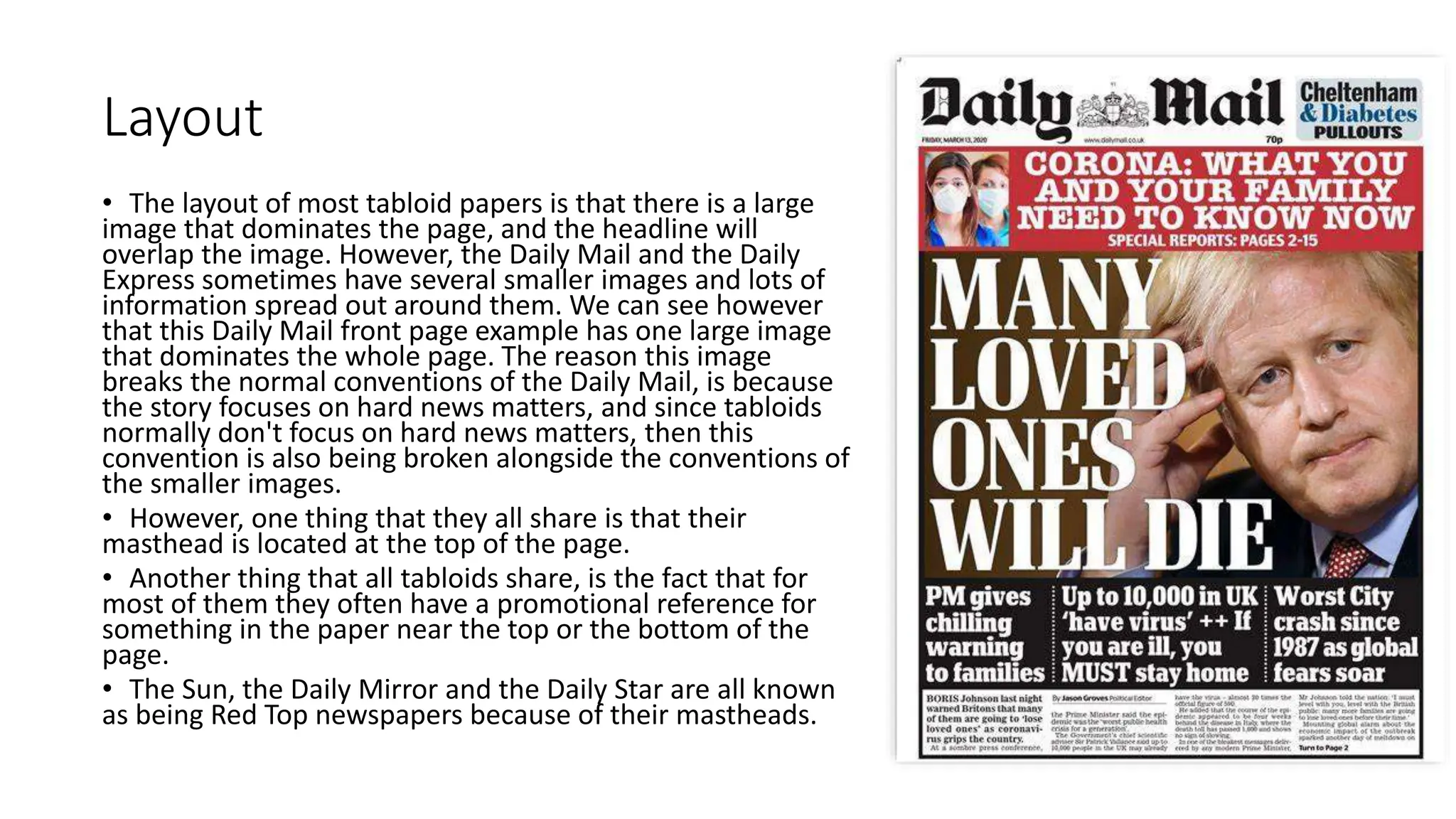 Tabloid newspapers | PPTX