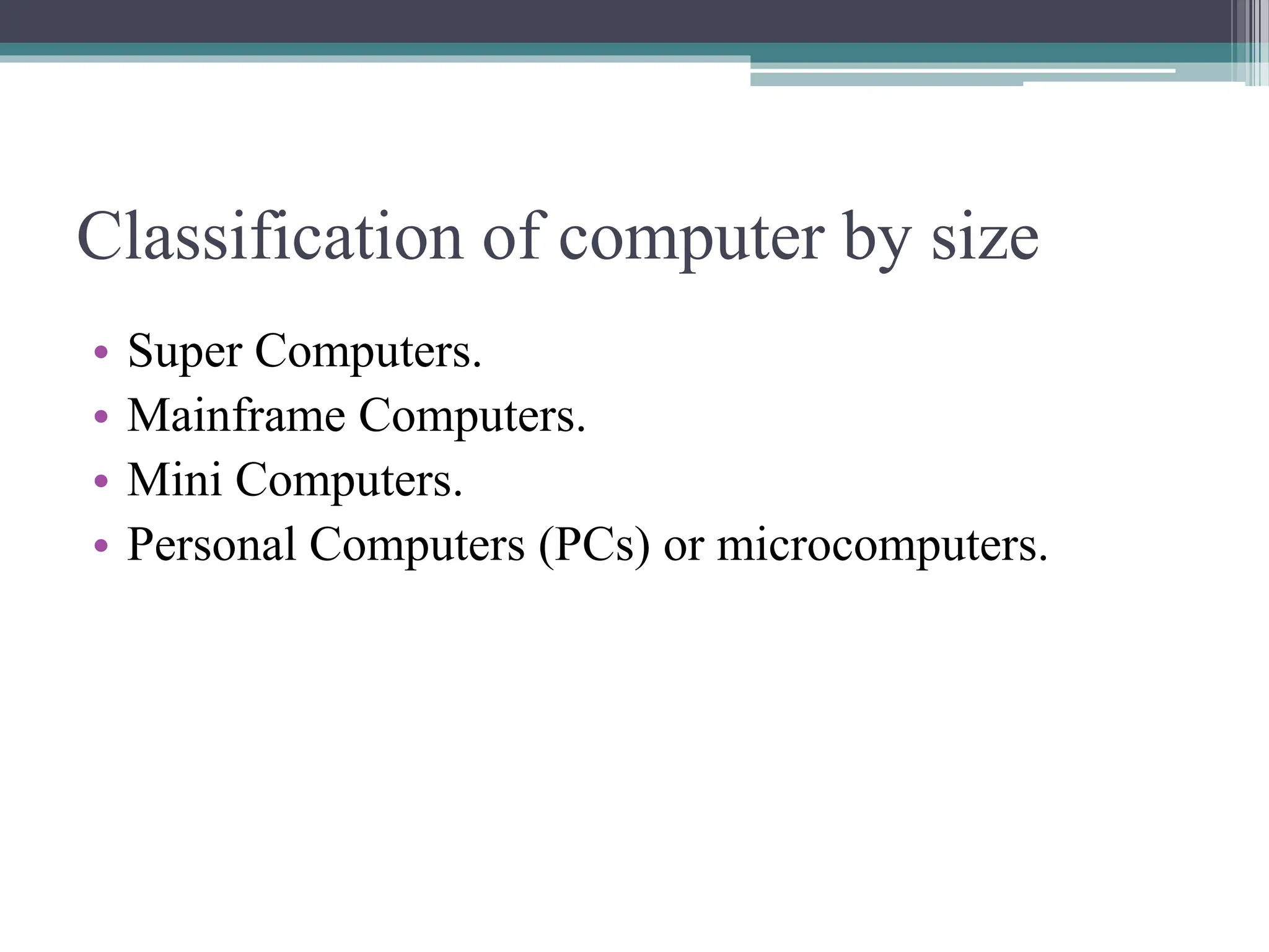 Types of Computer | PPT