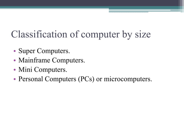 Types of Computer | PPTX