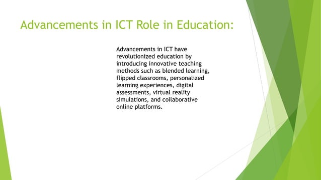 ICT role in 21th century in education and it's challenges | PPTX ...