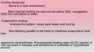Presentation of malignant hyperthermia by dr.manisha | PPTX
