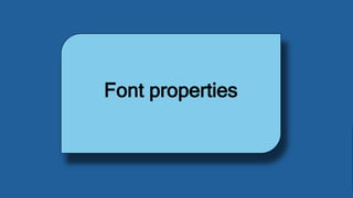 Presentation 7.07.pptx font properties . | PPT