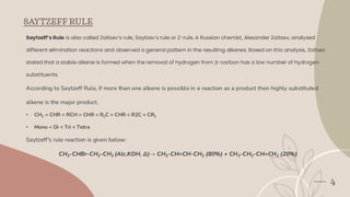 chemistry colledge presentation on satzaff rule | PPT