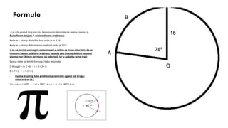 Krug (definicije formule / matematika za 7 razred | PPTX