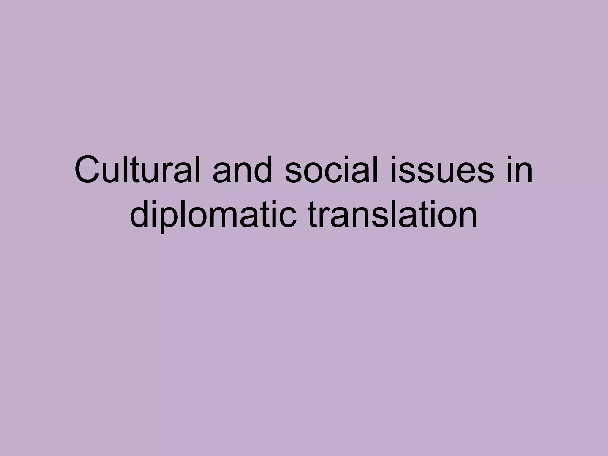 Diplomatic interpreting | PPTX