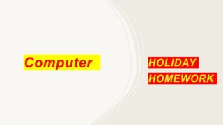 COMPUTER CLASS 8 PRESENTATION | PPTX