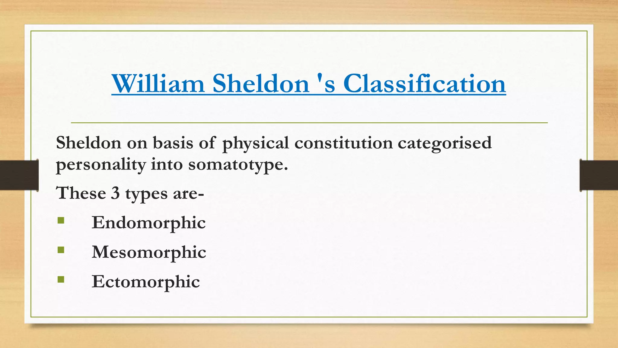 APPROACHES TO PERSONALITY | PDF