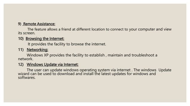Presentation 7 (1).pptx windows Xp explanation | PPT