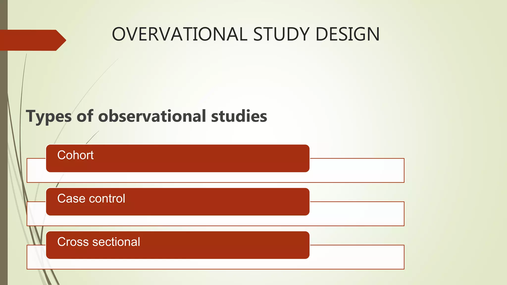Observational study design | PPTX