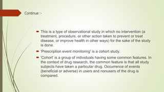 Observational study design | PPTX